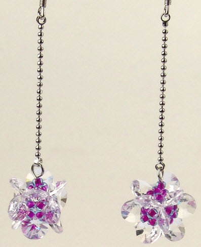 With noble purple earrings shows your charm – Nbeads